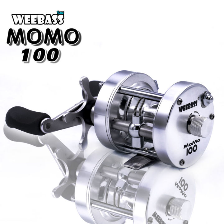 อุปกรณ์ตกปลา WEEBASS REEL รอก - รุ่น MOMO 100 (หมุนขวา) รอกเบท รอกกลม ...