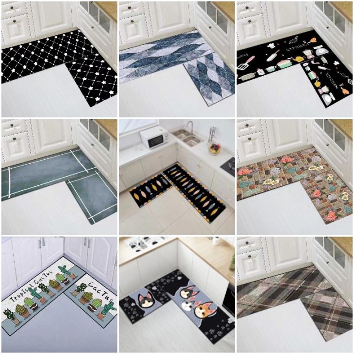 Kitchen mat bathroom mat living room mat non-slip absorbent soft ...