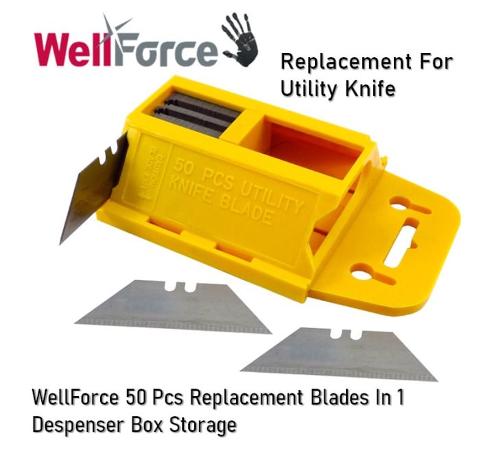 WellForce 18350 5-1/2 In. Utility Knife / Utility Cutter Blade With 50 ...