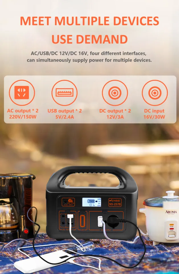 PORTABLE POWER STATION SOLAR GENERATO – Ksi Store