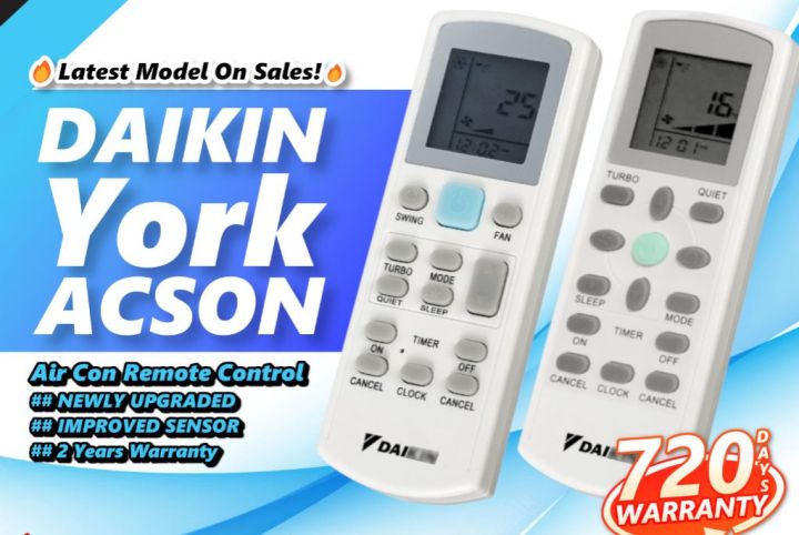 DAIKIN Aircond/ Aircon/ Air Conditioner Remote Control | Lazada