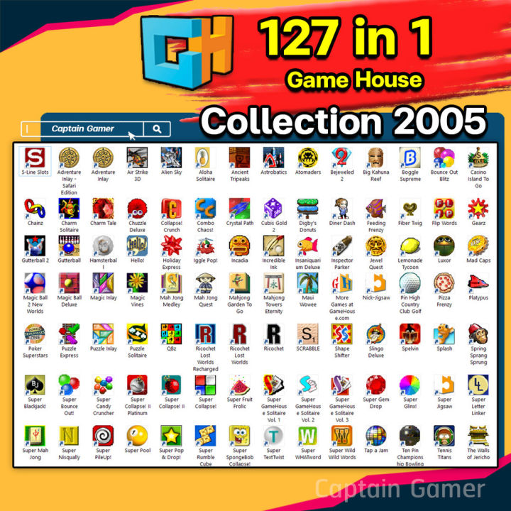 GameHouse Collection 2005 (127in1) PC | Lazada.co.th
