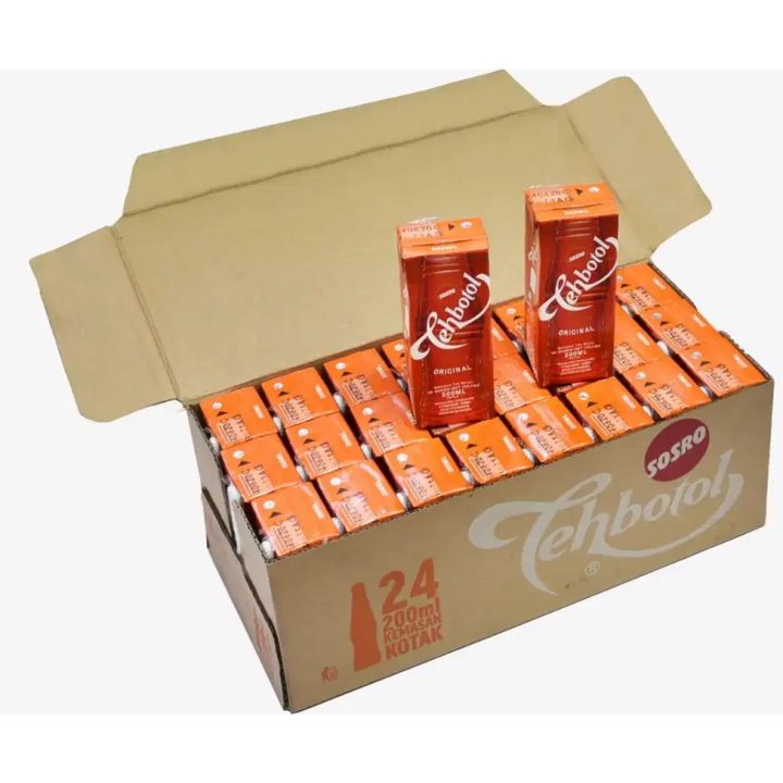 Teh Botol Sosro Kotak 200ml 1 Dus Isi 24 Pcs | Lazada Indonesia