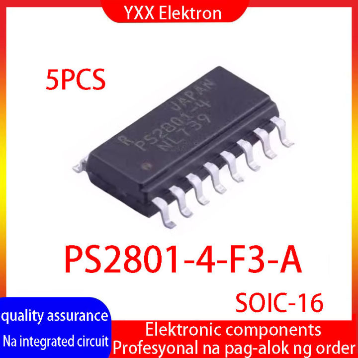 5ชิ้น PS2801-4ออปโต้คัปเปลอร์สี่ช่อง PS2801-4-F3-A ของแท้ใหม่ SOP-16 | Lazada.co.th
