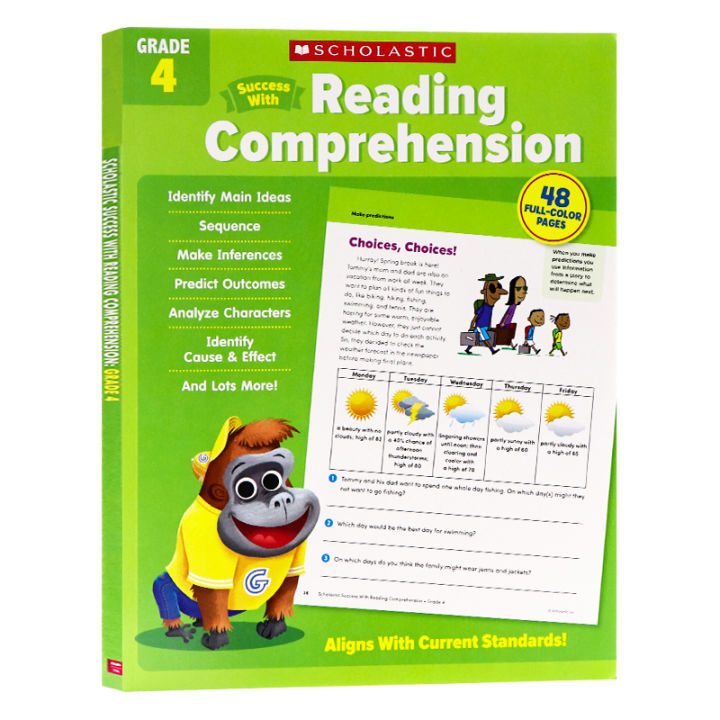 Scholastic Success with Reading Comprehension Grade 4 Paperback ...