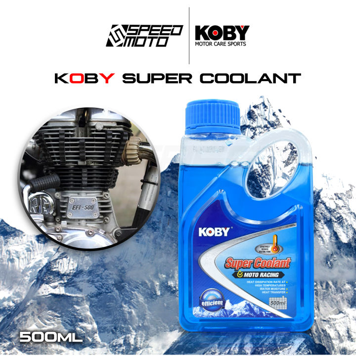 KOBY RADIATOR COOLANT / SUPER COOLANT 500ML MOTO RACING UNIVERSAL FOR ...