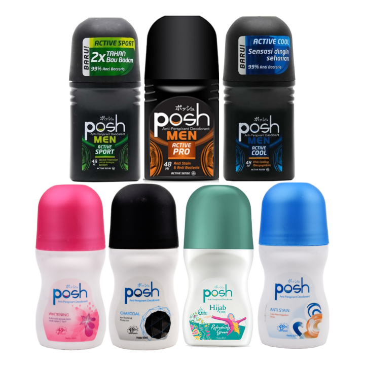 Posh Deodorant Roll On Women Men 50ml | Lazada