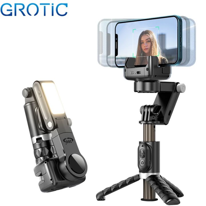 Grotic Selfie Stick Tripod Gimbal Stabilizer Q18 Handphone Remote ...