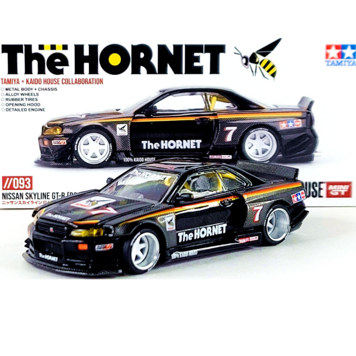 Kaido House x Mini GT Nissan GT-R R34 The Hornet Tamiya 1/64 Scale ...