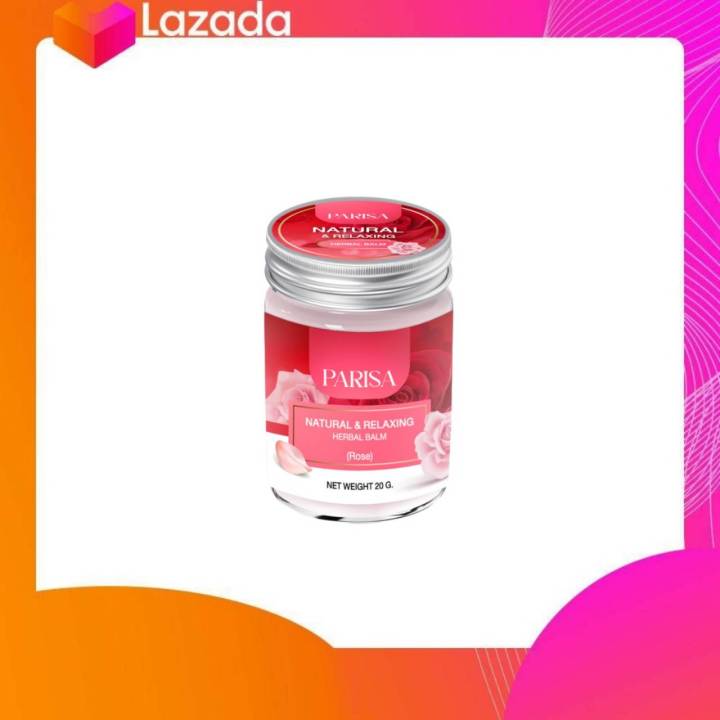 Parisa rose ยาหม่องเพื่อสุขภาพ กลิ่นดอกกุหลาบ ขนาด 20 กรัม | Lazada.co.th