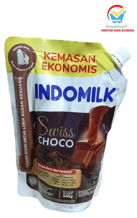 SUSU INDOMILK RASA COKLAT POUCH KEMASAN EKONOMIS 545G | Lazada Indonesia