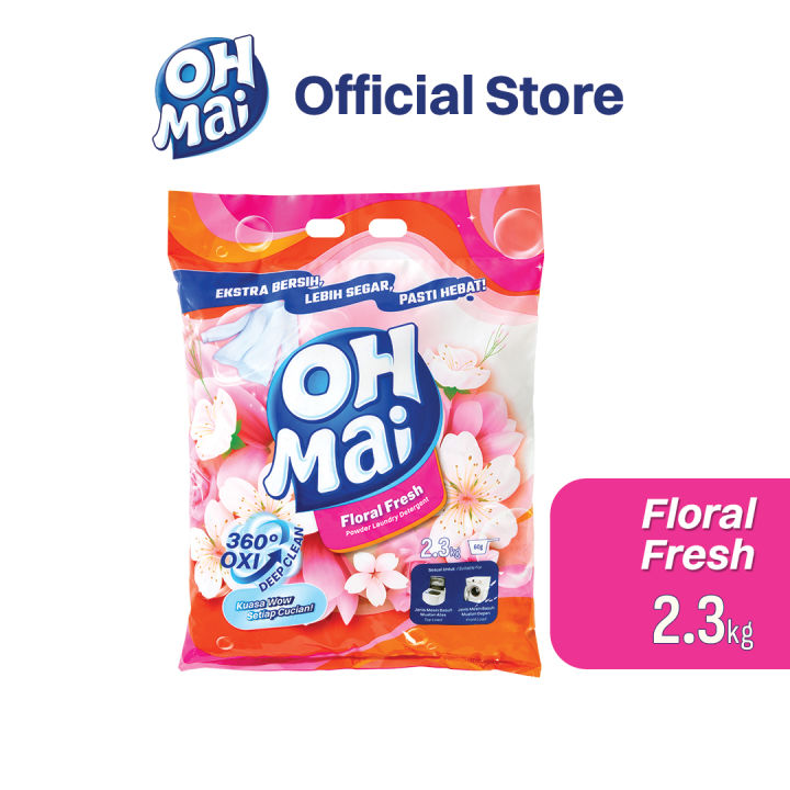 OH MAI Laundry Powder Detergent - Floral Fresh (2.3kg) | Lazada