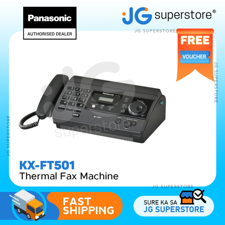 Panasonic KX-FT501 Thermal Fax Machine with Fully Digital Answering ...