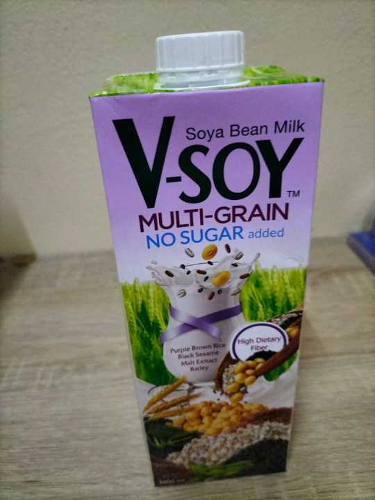 V-SOY SOYA BEAN MILK 1000ML**WITH SMALL GIFT | Lazada