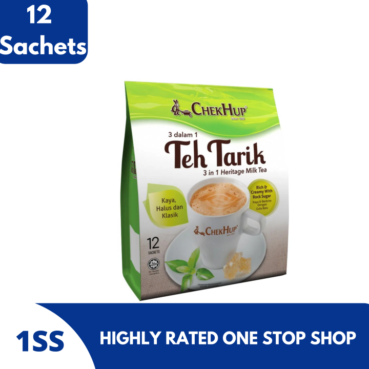 Chek Hup Teh Tarik 3 in 1 Malaysian MILK Tea 12 sachets | Lazada PH