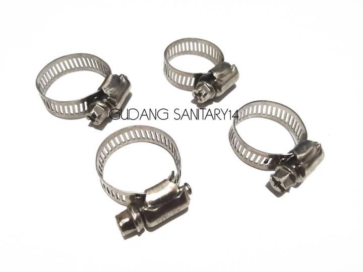 Klem pipa gas 3/4 inch klem selang gas klem selang air 3/4 inch hose ...
