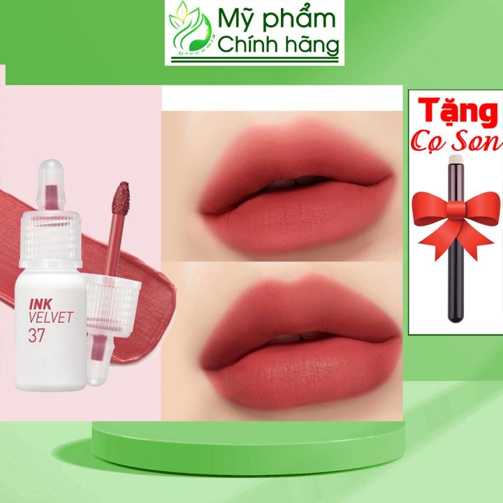 Son Ink Peripera 37 Enjoy Mute Hồng Đỏ Đất Ink Velvet Lip Tint Kem Lì ...