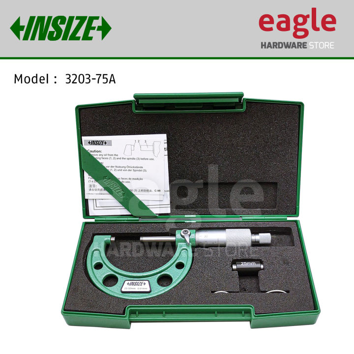 Insize 3203-75A 50 ~ 75mm Outside Micrometer | Lazada