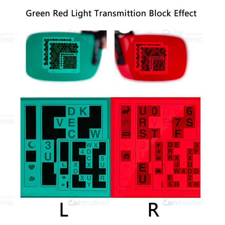 【Free Returns】 Low Vision Therapy | Duochrome Optometric Red/Green ...