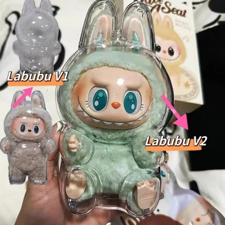Protective Acrylic Storage Case For Plush Dolls Display Bag For Labubu ...