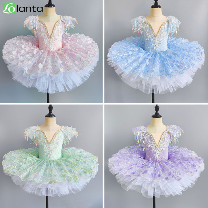 LOlanta Swan Ballet Dress for Kids Girls' Dance Performance Costumes ...
