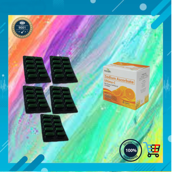[best seller] Ultima C 50 Capsule 5 Blsiter (sodium ascorbate) (company ...