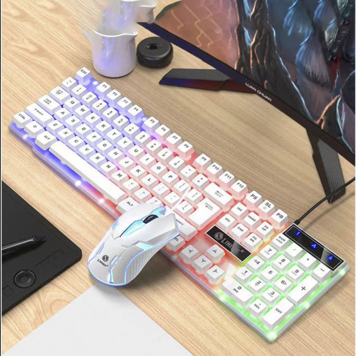 【Gaming Keyboard and Mouse Combo】in stock Malaysia! LED Colorful Light ...