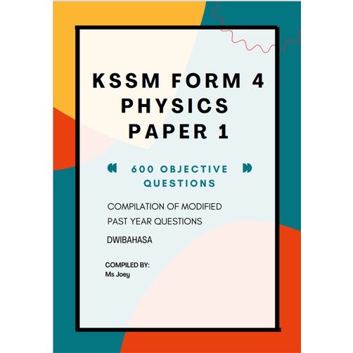 KSSM SPM Physics Objective Book Fo 4 Dwibahasa (NEW SYLLABUS 2021) | Lazada