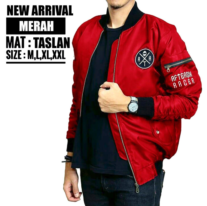 JAKET BOMBER BOLAK BALIK 2IN1 / JAKET DISTRO / JAKET MOTOR / JAKET ...
