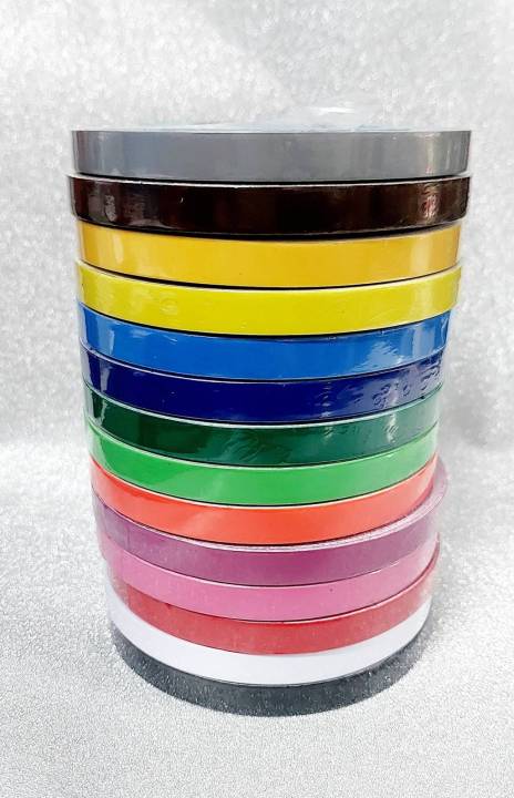 BOS สติ๊กเกอร์เทปตีเส้น PVC สี | Lazada.co.th