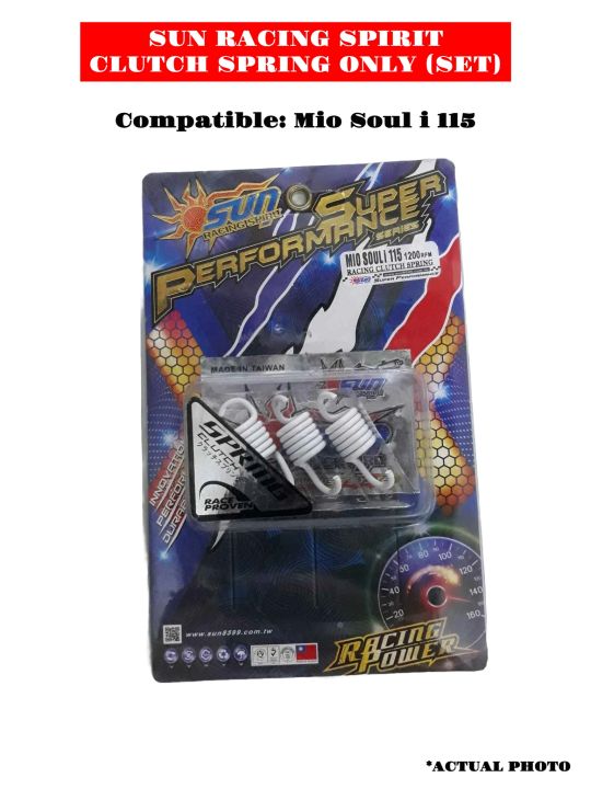 SUN RACING SPIRIT CLUTCH SPRING ONLY SET 3PCS. (1200RPM) COMPATIBLE ...