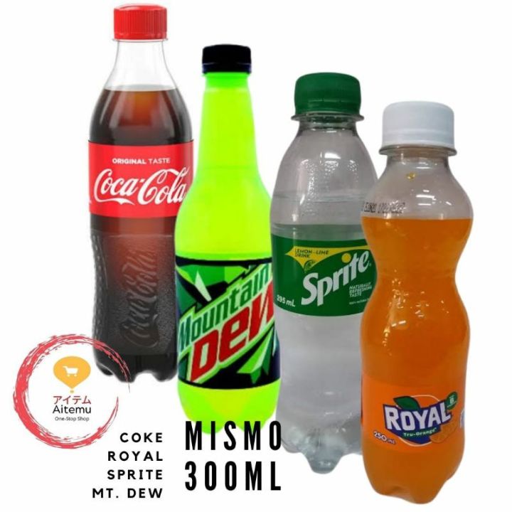 COKE ROYAL SPRITE M.DEW MISMO 300ML | Lazada PH