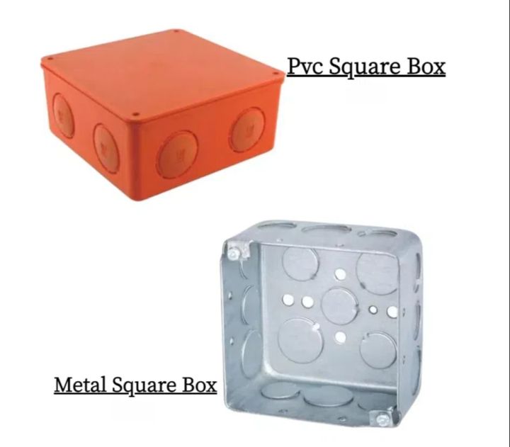 PVC /Metal SQUARE BOX | Lazada PH