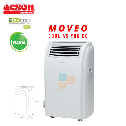 ACSON 1.5HP Moveo Portable Air Conditioner A5PA15C air conditioner | Lazada