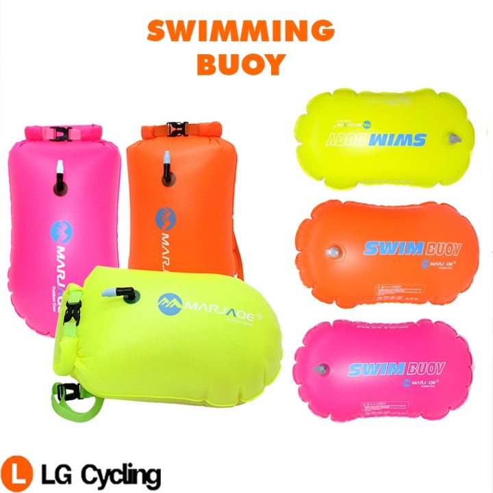 Swimming Buoy Inflatable Storage Flotation Snorkeling Water Sport ...