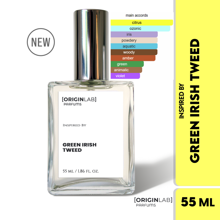 GREEN IRISH TWEED inspired Perfume for Men OriginLab parfums 30% Oil ...