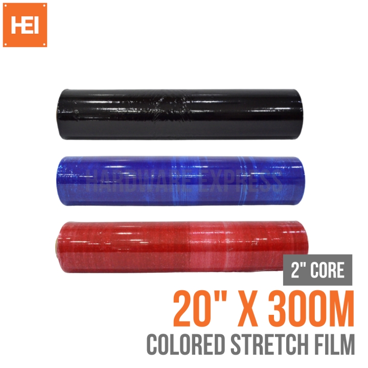 Colored Stretch Film / Cling Wrap 23mics X 500mm X 300mtrs (2" Core ...