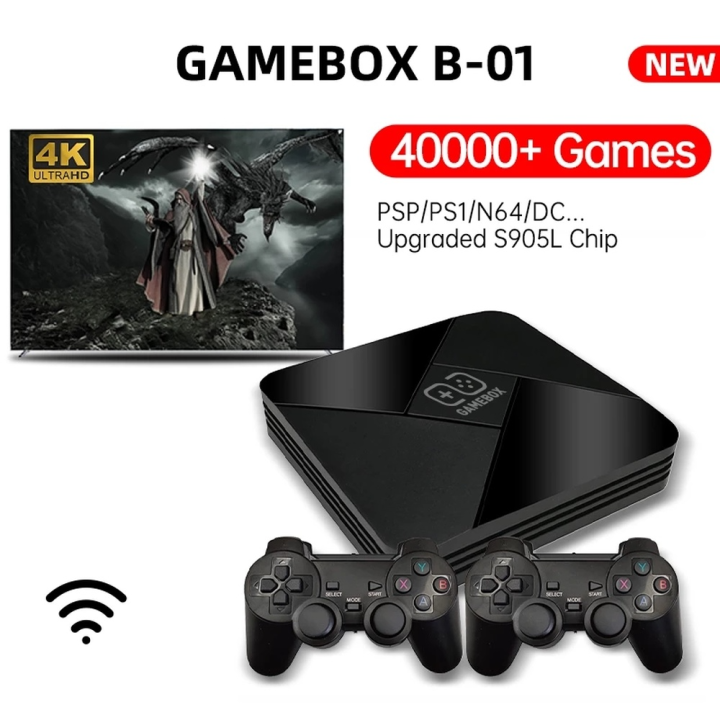 Detest 2023 NEW Android TV box +GAME BOX G5 2in1 4K HD Game Console ...