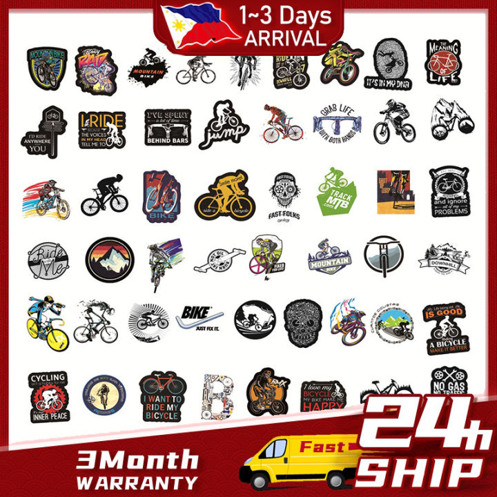 1PCS Bike style Waterproof Sticker Bike Mountain Water bottle Graffiti ...