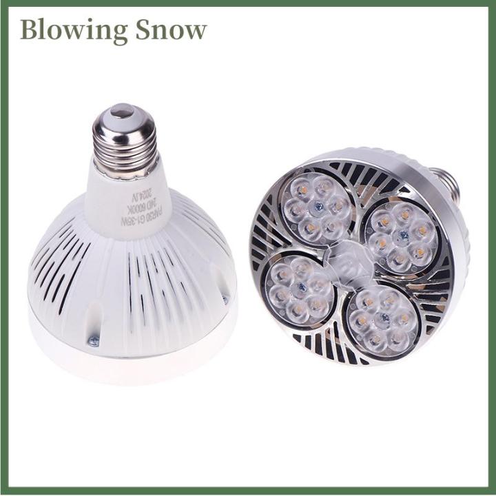 Blowing PAR30โคมไฟ E27 LED 220V หลอดไฟรางคู่35W 3000K 6000K ห้องแสดงแสง ...