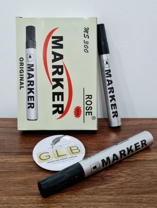 1 BOX ORDINARY MARKER BLACK | Lazada PH