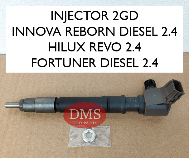 INJECTOR INNOVA REBORN DIESEL 2.4 2GD HILUX REVO FORTUNER DIESEL 2.4 ...