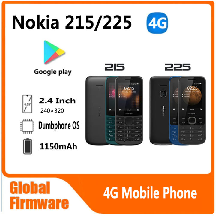 Nokia 225 /215 4G Mobile Phone 2.4" Dual SIM Bluetooth FM Radio 1150mAh ...