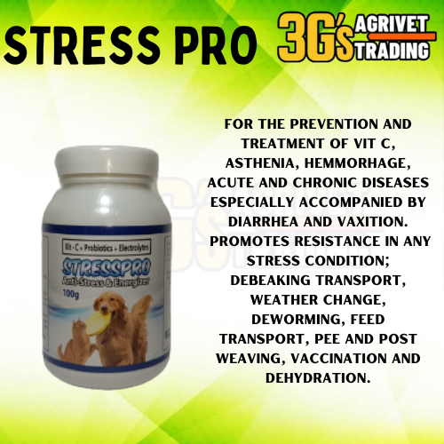 [3G AGRIVET] STRESSPRO ANTI STRESS AND ENERGIZER 100g for pets / stress ...