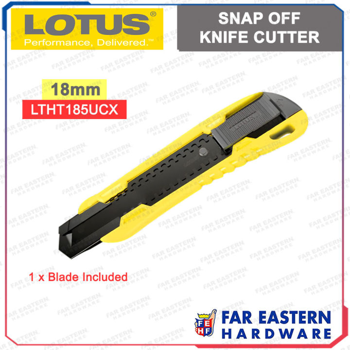 LOTUS Snap Off Blade Knife Cutter 18mm w/ Blade LTHT185UCX LTHT | Lazada PH