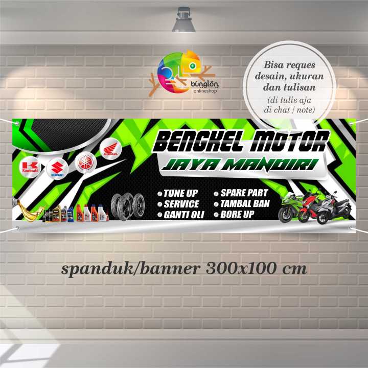 Spanduk Banner Bengkel Motor, Bengkel Mobil, Spanduk Bengkel Free ...
