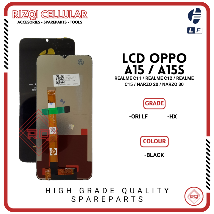 LCD OPPO A15/A15S/REALME C11/REALME C12/REALME C15/NARZO 20/NARZO 30 FULLSET LCD TOUCHSCREEN ...