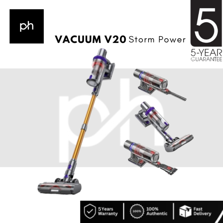 PH V20 Cordless Vacuum For Home Strong Suction Vacuum Cleaner Free Dust ...
