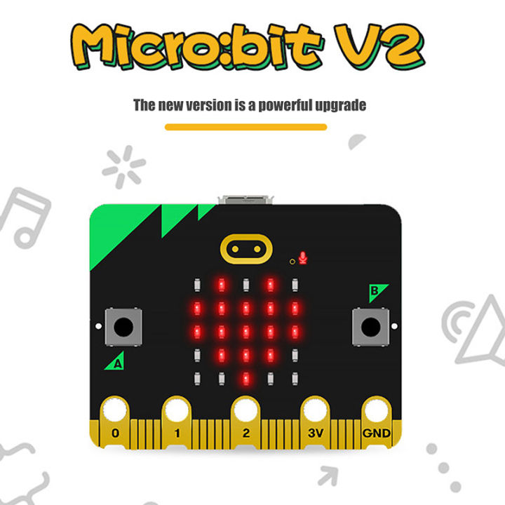 [DUJUDU] Micro：Bit V2 Micro Bit Go Edition BBC Microbit For Kids DIY ...