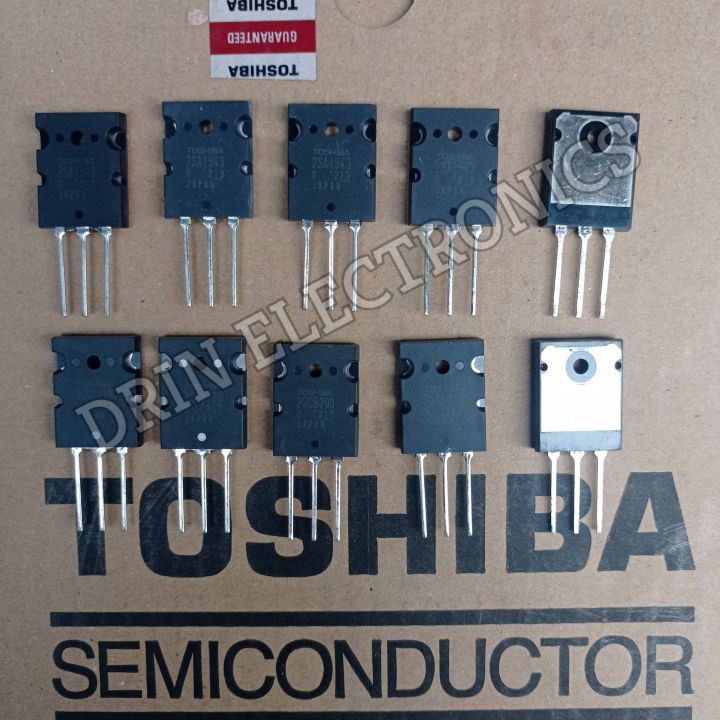 Original Toshiba Japan 2SC5200 / 2SA1943 High Power Audio Transistor (C5200 / A1943) - Per Piece ...